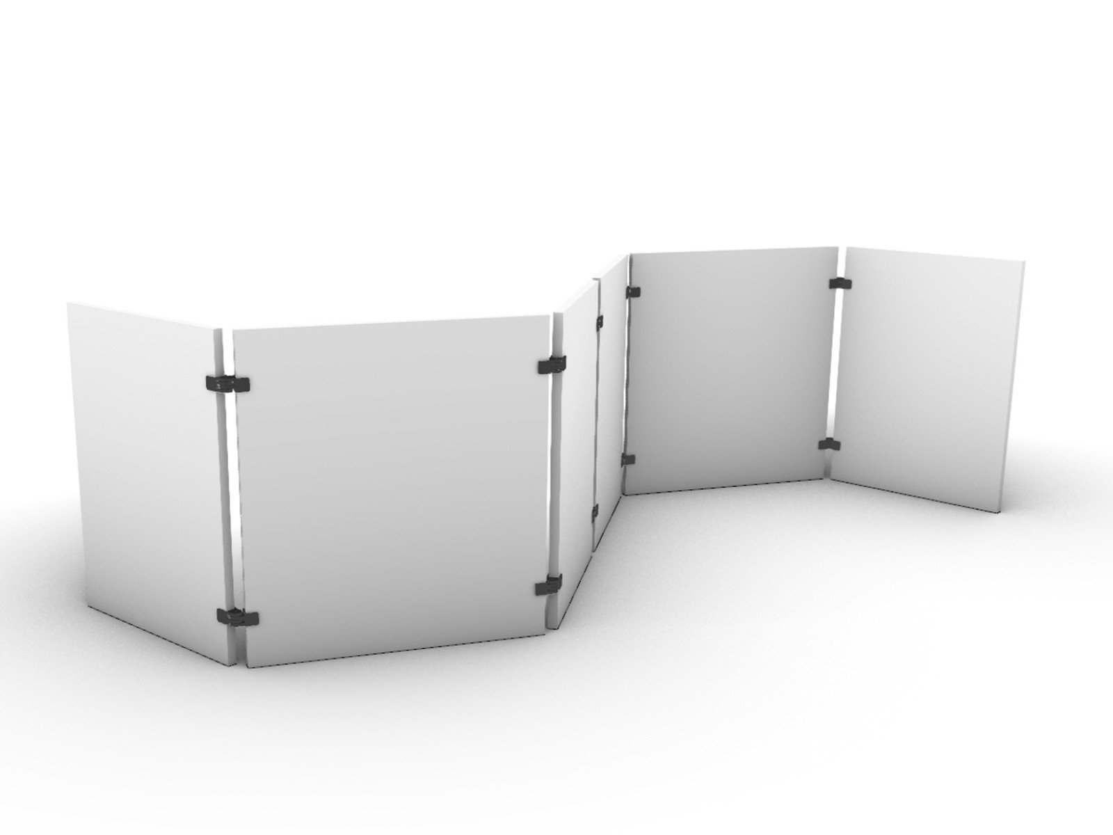 Hinge - acoustic partition wall